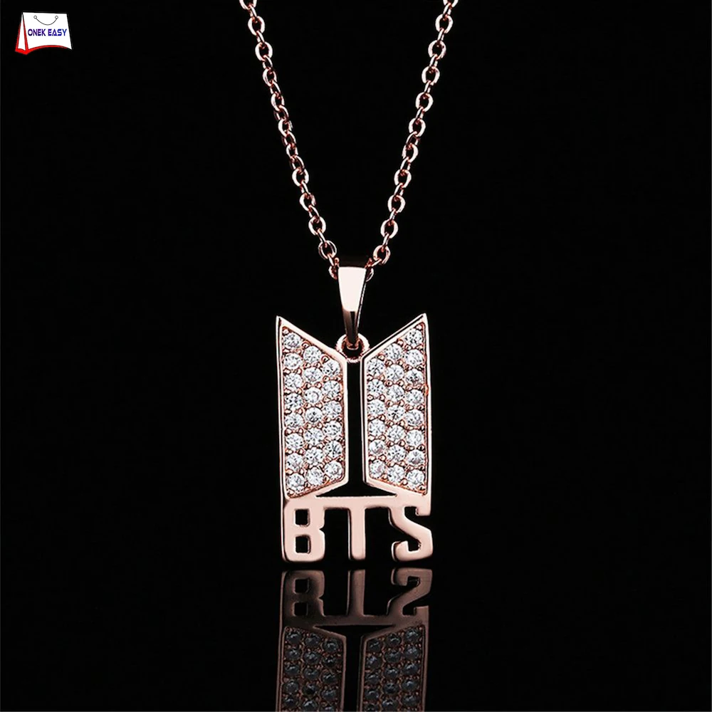 BTS Alphabet Premium Necklace - Onek Easy