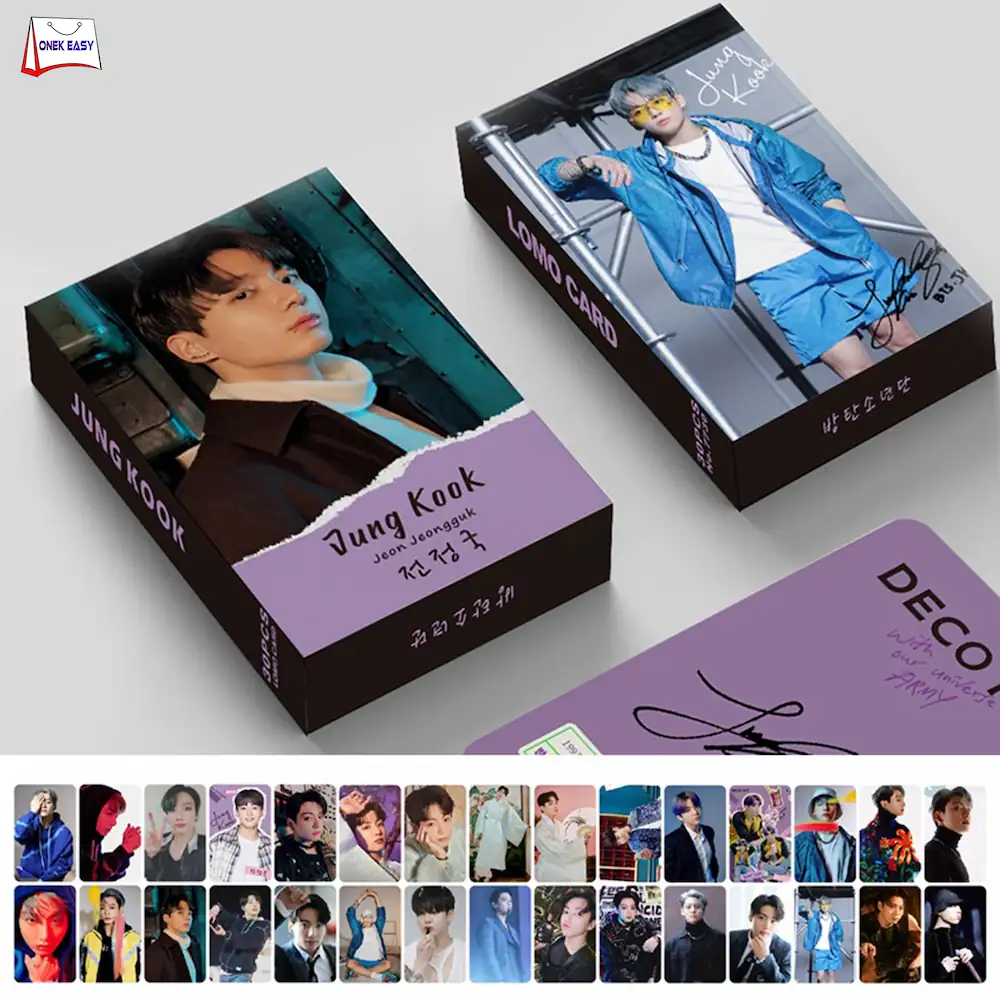 JungKook 30Pcs Box K-POP BTS DECO KIT - Onek Easy
