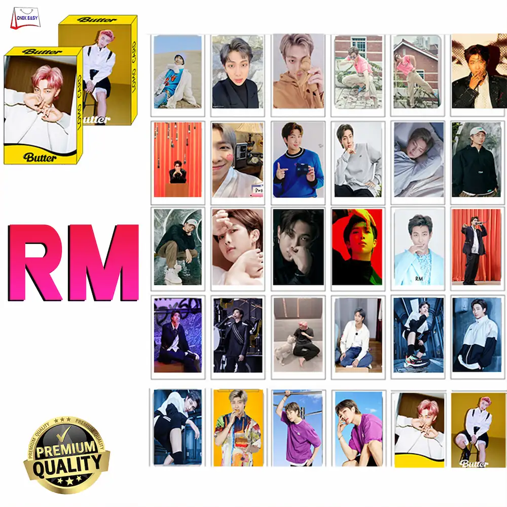K-POP BTS 30PCS - RM - PREMIUM LOMO CARD - Onek Easy